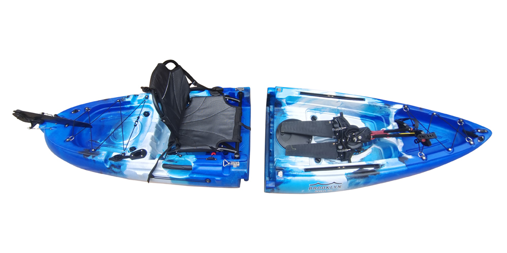 Brooklyn Kayak Company, BKC MPK8 Modular Pedal Kayak [Kayak Angler ...